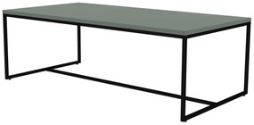 Konferenční stolek pili 120 x 60 cm šedozelený MUZZA