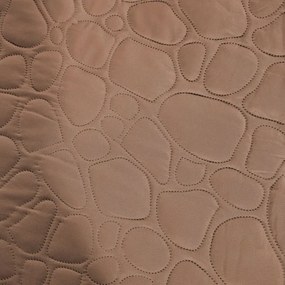 Světle hnědý přehoz na postel STONE Rozměr: 170 x 210 cm