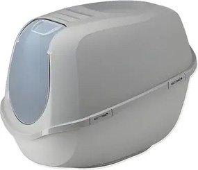 Moderna Mega Smart šedá / Kočičí toaleta s krytem / 66,2 × 45,9 × 49 c