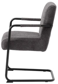 Designová židle Mahima tmavě šedá