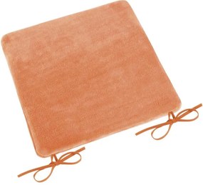 Bellatex Sedák hladký Korall micro Oranžová 40x40 cm