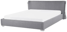 Manželská postel 160 cm PARNAS (s roštem) (šedá). 1007417