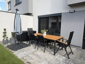 Nábytek Texim Zahradní set MILANO + 4x židle Oslo + 2x křeslo Mona