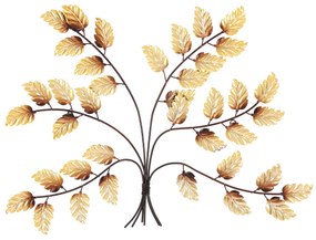 Kovový strom -  nástěnná dekorace LIL013