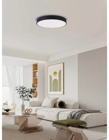Immax NEO 07202L-LED Stmívatelné stropní svítidlo RONDATE 53W/230V černá Tuya+DO