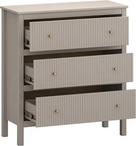 Komoda 3s (K) taupe Kleo