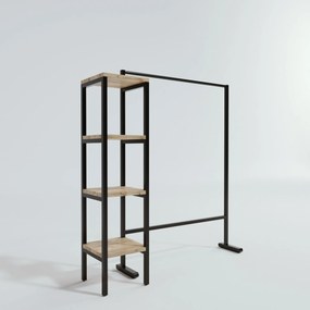 Kalune design Otevřená šatní skříň ISTINYE 170x160 cm