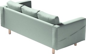 Potah na pohovku IKEA Norsborg 3-místná barva zelená látka pletený vzor