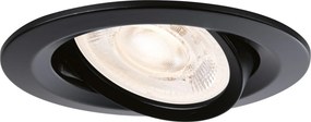 P 92418 LED vestavné svítidlo Nova Plus GU10 Flat IP65 93mm 3x4,9W 230V stmívatelné 2700K černá mat - PAULMANN