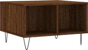 vidaXL Konferenční stolek 60x50x36,5 cm kompozitní dřevo [830547] Barva: Černá