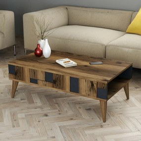 Konferenční stolek Madrid Anthracite and Walnut