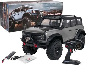Terénní auto R/C WILDERNESS 1:10 k ovládání šedé