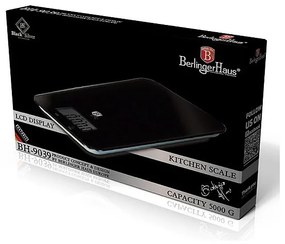 BERLINGERHAUS Váha kuchyňská digitální 5 kg Black Silver Collection BH-9039