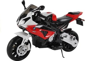 LEAN CARS Elektrická motorka pro děti BMW S1000RR červená tříkolová