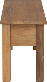 Lavice, masivní teak, 90x30x40 cm 244486