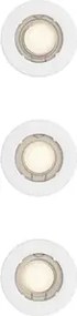 Philips Peridot bílá / Zápustné svítidlo / 3x GU10 / max. 7W / IP20