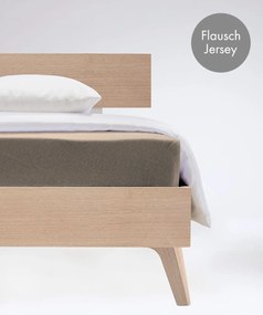 XXXLutz ELASTICKÉ PROSTĚRADLO, šedohnědá, 100/200 cm Fleuresse - Prostěradla - 003273010501