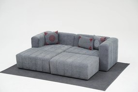 Hanah Home Rohová pohovka BEYZA MINI levá šedá
