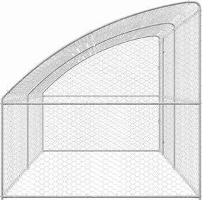 Psí kennel 2 ks Stříbrná 4 x 2 x 2 m Pozinkovaná ocel 3368336