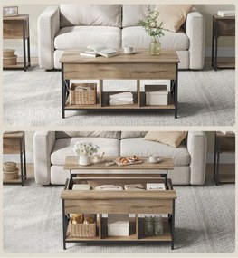 Konferenční stolek TAYLOR SONOMA s výsuvnou deskou 100x60 cm