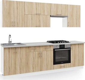 Casarredo - Komfort nábytek Kuchyně FELIPE 250 bílá/dub sonoma