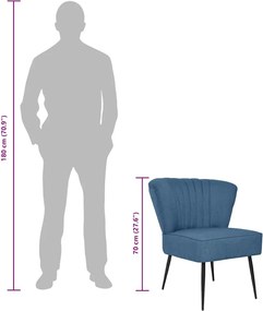 Koktejlová židle zelená textil 244098