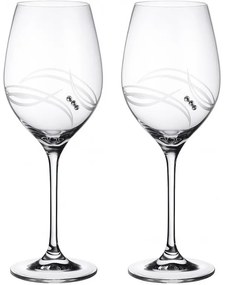 Element sklenice na bílé víno Apollo s krystaly Swarovski 360 ml 2KS