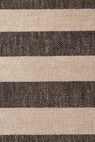 Hanse Home, Kusový koberec Handloom 106334 Playa White Black, 120x170, černobílá, chodba / předsíň