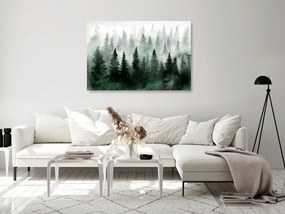Obraz - Skandinávský mlžný les 120x80