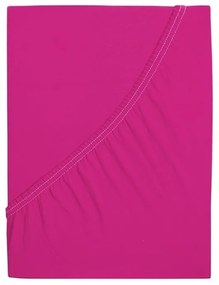 Jersey prostěradlo do dětské postýlky purpurové 70 x 140 cm
