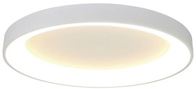 Mantra Niseko II, stropní kruhové svítidlo LED 78W, 2700-5000K, dálk. ovládání, bílá, průměr 90cm