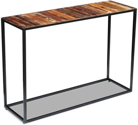 Konzolový stolek z masivního recyklovaného dřeva | 110x35x76 cm