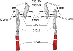 FELCO C16E Kleště pro střih elektrických kabelů FEC16E