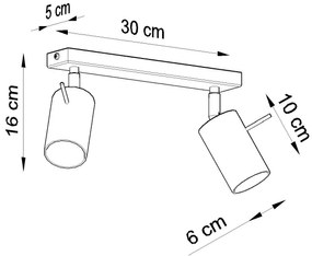 Stropní svítidlo RING 2 bílé