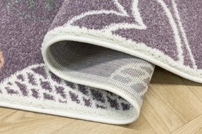 Dětský koberec Lima 9392A šeříkový / růžový