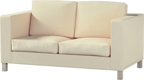 Potah na pohovku IKEA  Karlanda 2-místná, krátký barva krémová látka lesklé, pletený vzor