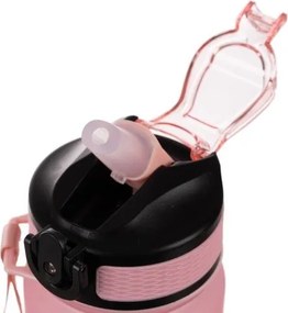 Motivační láhev na vodu 1000 ml, modrorůžová Trizand 24497