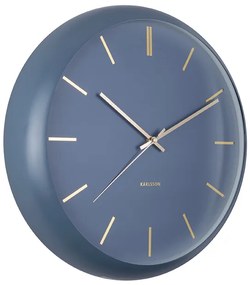 Nástěnné hodiny Globe tmavě modré,Design Armando Breeveld KARLSSON