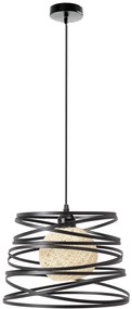 Toolight - Moderní závěsné svítidlo 1xE27 181691, černá, OSW-00109