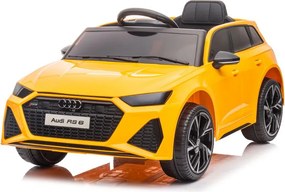 LEAN CARS Elektrické autíčko Audi RS6 BRD-2118 žluté