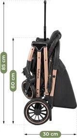 Sportovní kočárek Lagos 35 Black / Gold