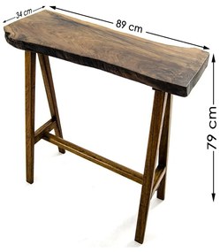 Odkládací stolek MALAO ořech