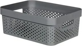 Curver Infinity Dots Úložný box 11 l šedá / 36 x 27 x 14 cm