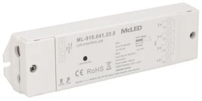 RF přijímač McLED řízení jasu CCT RGBW 4 kanály 4x5A 12-36V ML-910.041.22.0