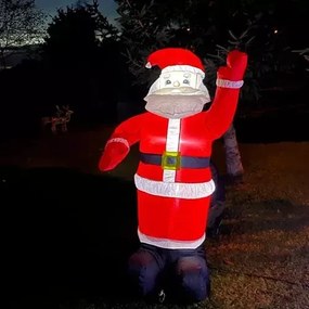 Nafukovací Santa Claus 180 cm s LED osvětlením a kompresorem