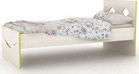 Bradop Dětská postel CASPER C108, 90×200, úsměv | Provedení: CEF - FIALOVÁ