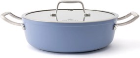 Elmich Nepřilnavá keramická hluboká pánev Zen Ø 28 cm - modrá