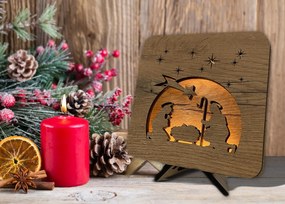 Li-Go "Betlém" lampa 19x19cm provedení povrchu: dub světlý