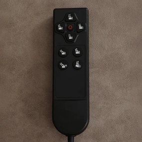 Polohovací křeslo béžové, elektrické TV-L8904 LAN3