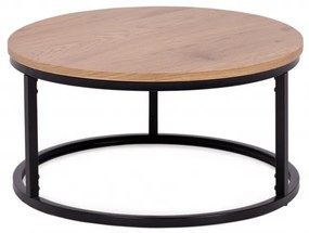 Hector Konferenční stolek Lula 60 cm hnědočerný